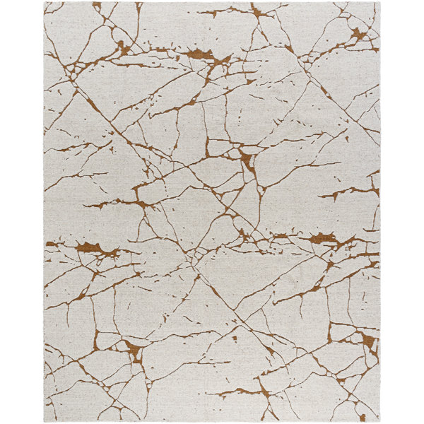 17 Stories Niran Hand Knotted Abstract Rug | Wayfair